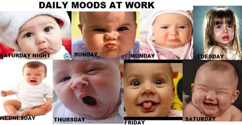 Daily Job Moods at Work Funny Images - TechAccent
