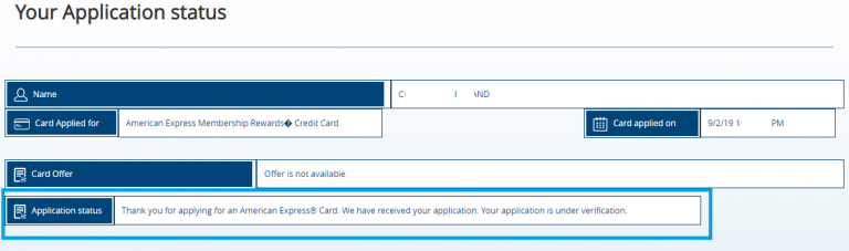 How to Track American Express Credit Card Application Status - TechAccent