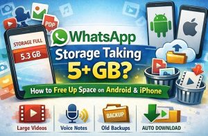 WhatsApp Storage Taking 5+ GB? How to Free Up Space on Android & iPhone ...